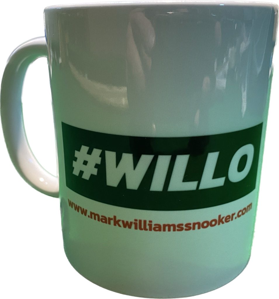 #Willo Mug | markwilliamssnooker.com
