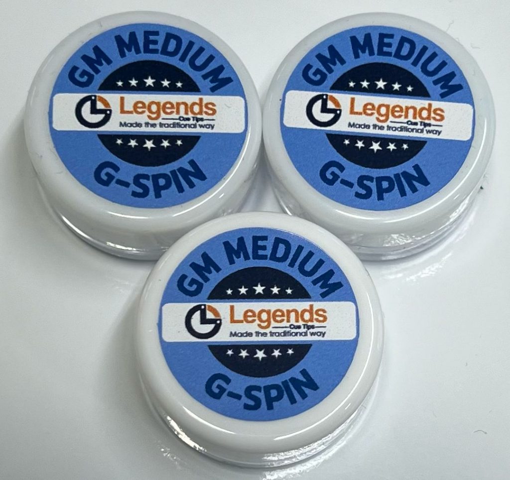 Legends GM G-Spin Medium Tips | markwilliamssnooker.com