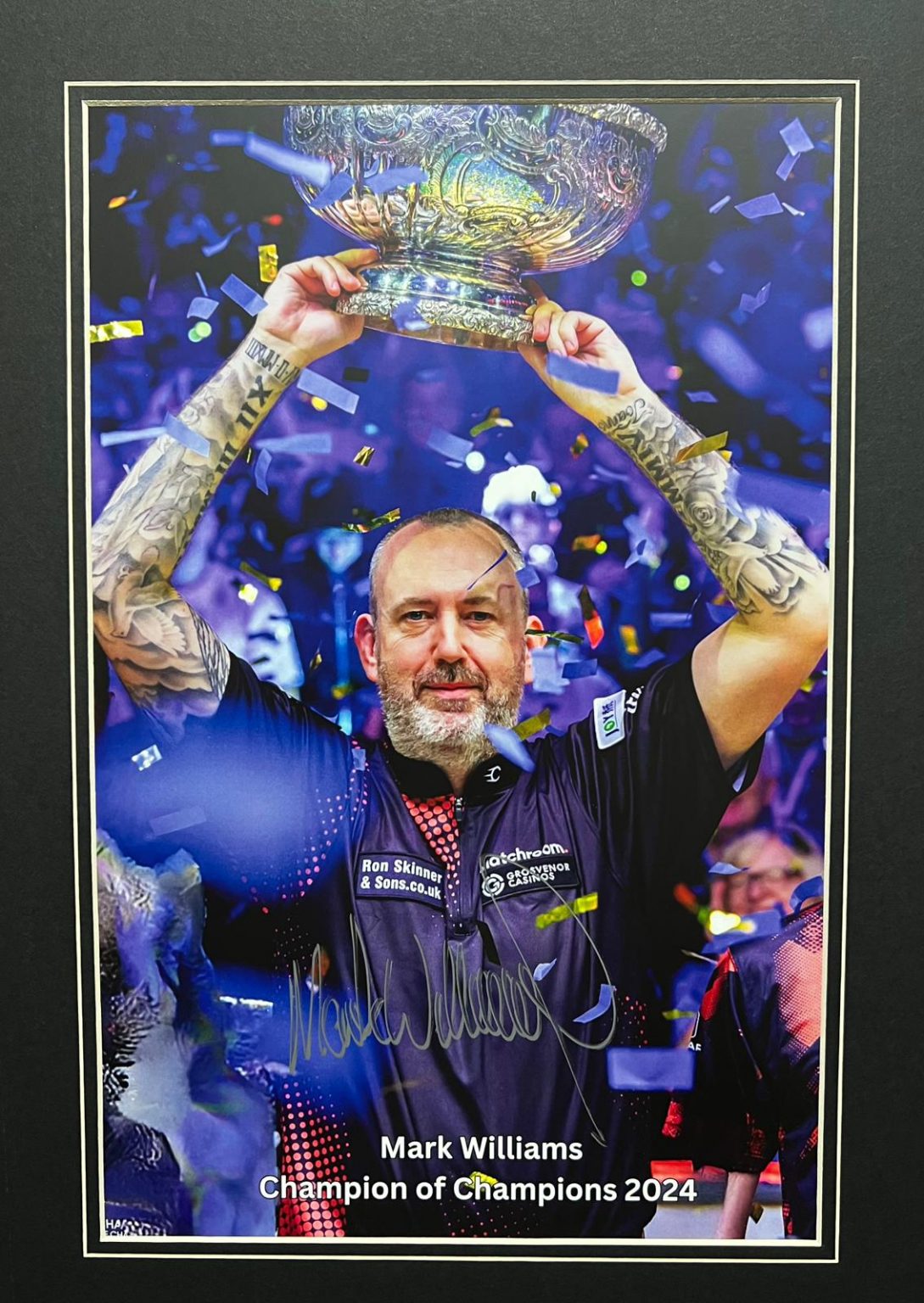 Mark Williams Champion Of Champion Framed & Signed Photo ...